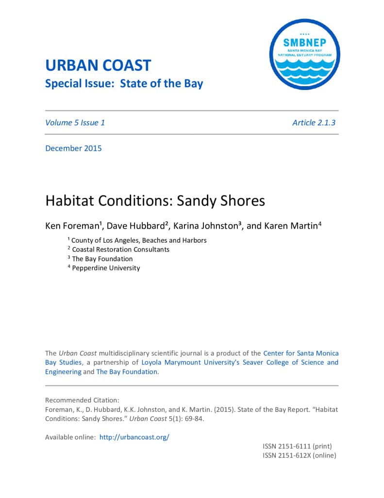 Sandy Shores - The Bay Foundation