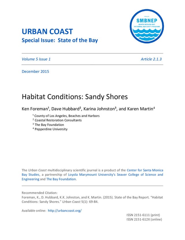 Sandy Shores - The Bay Foundation